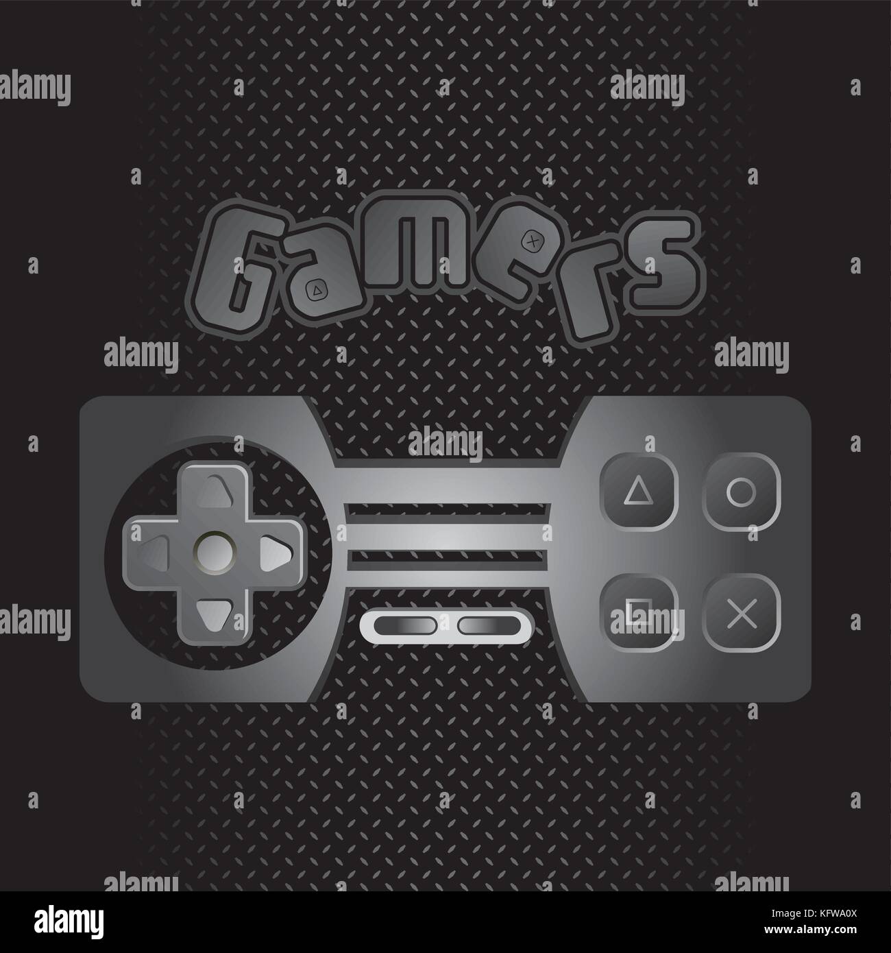editable game console theme vector graphic art design illustration ...