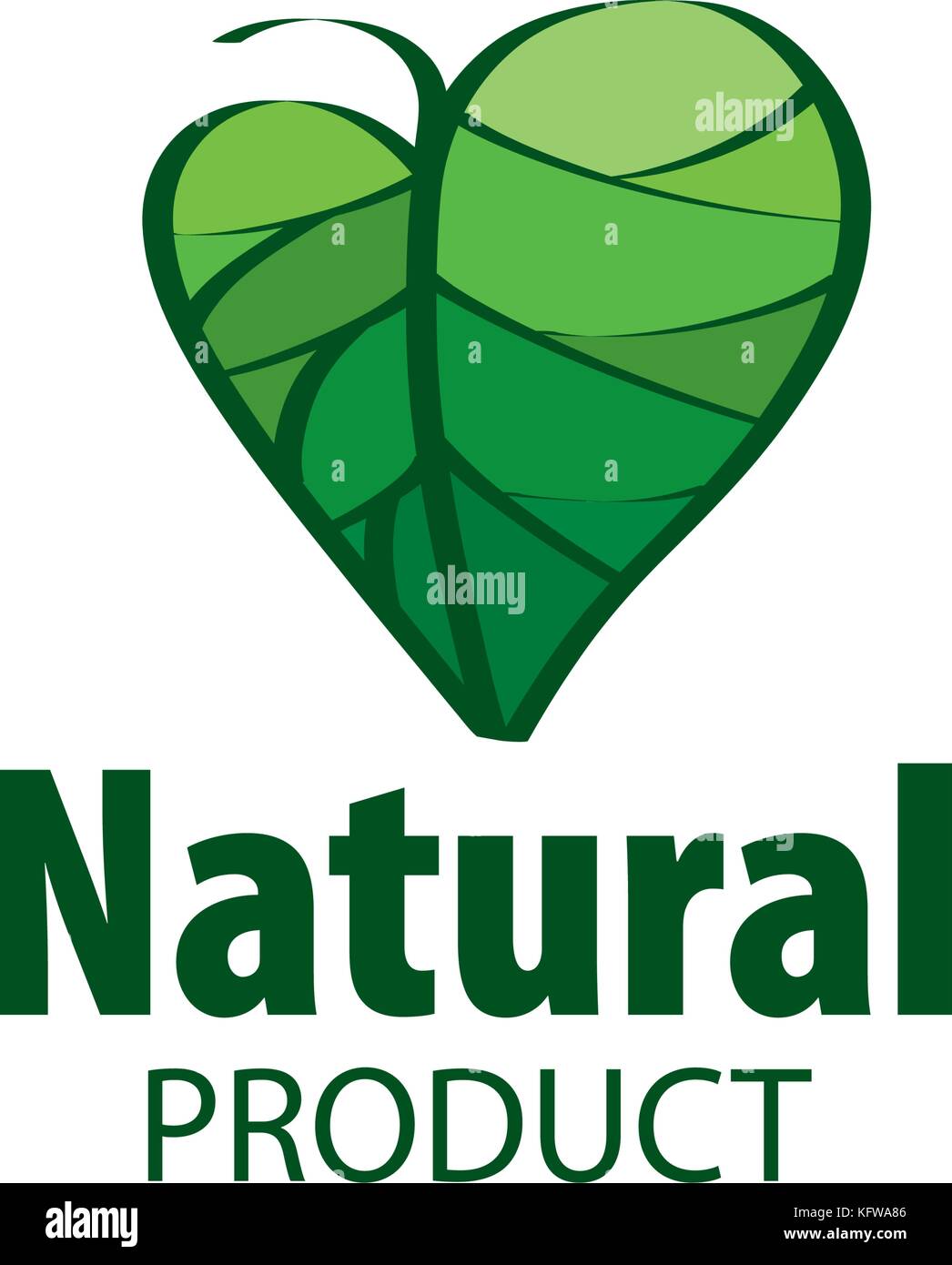 Natural product logo Stock Vector Image & Art - Alamy
