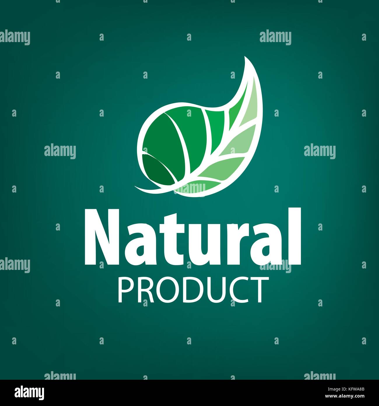 Natural product logo Stock Vector Image & Art - Alamy