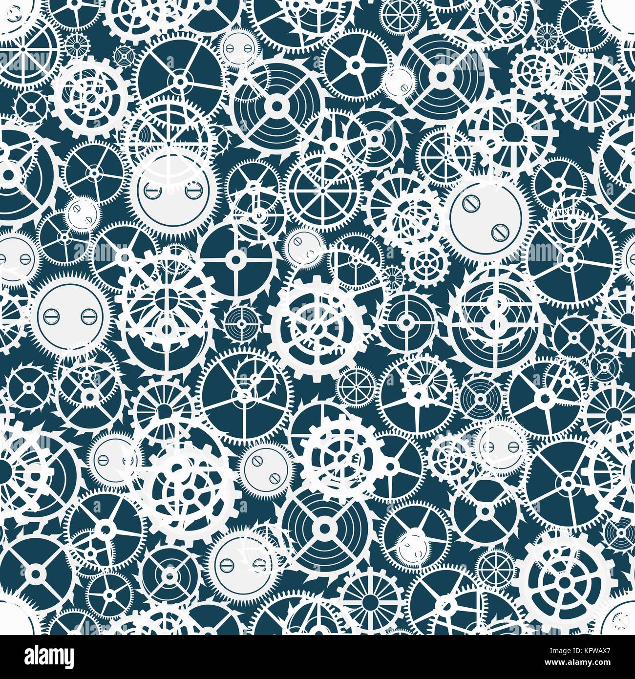 Seamless rusty cogwheel pattern. Factory background. Vector Stock ...