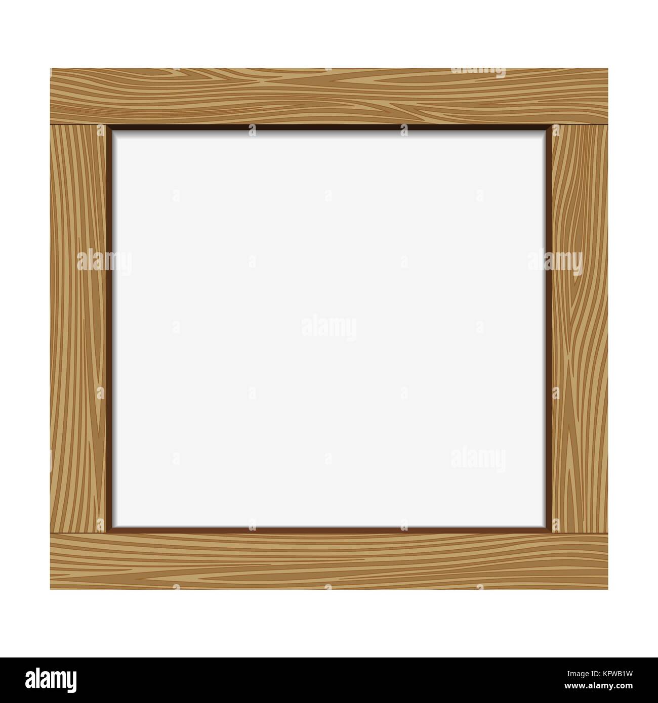 Empty notice wooden board. Vector illustration image Stock Vector Image ...