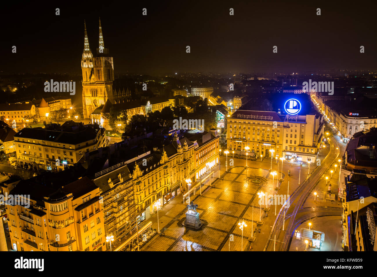 Zagreb street lights hi-res stock photography and images - Alamy