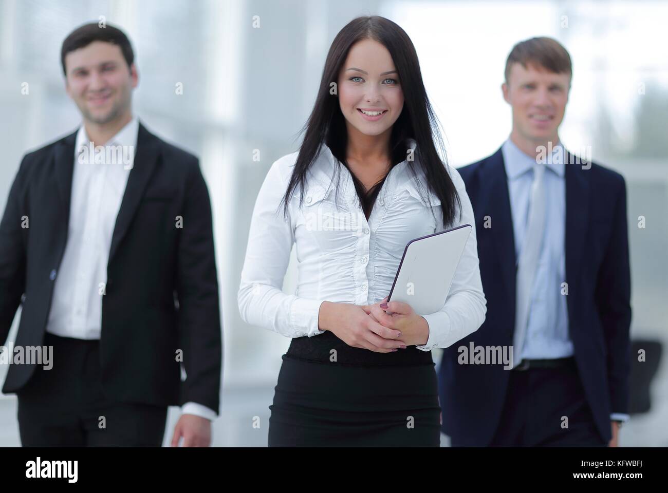 group of promising young business people Stock Photo - Alamy