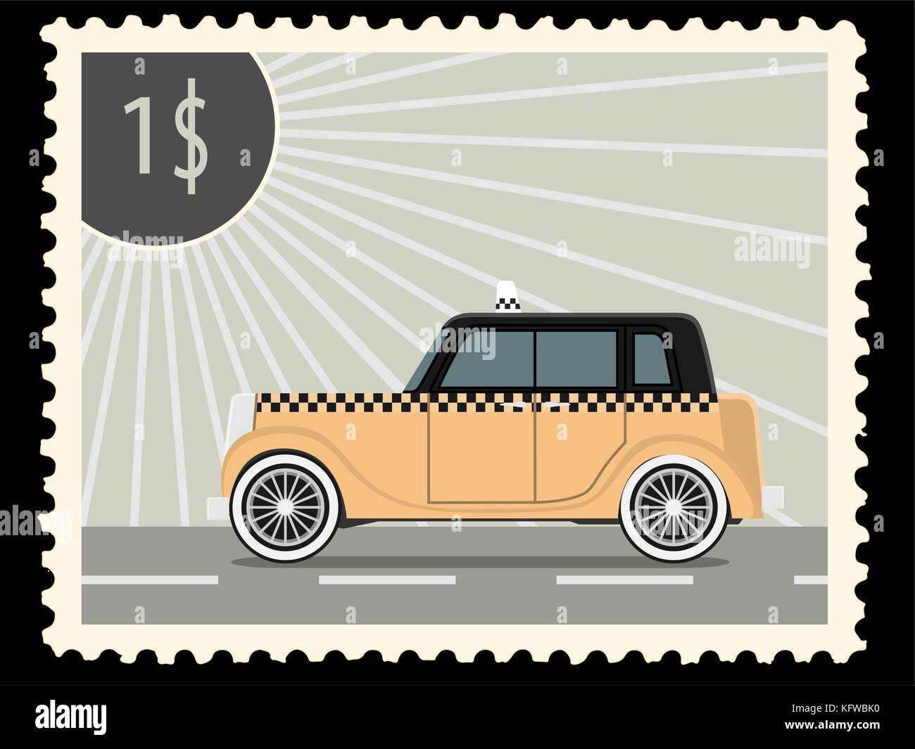 Machine postage stamp Stock Vector Images - Alamy