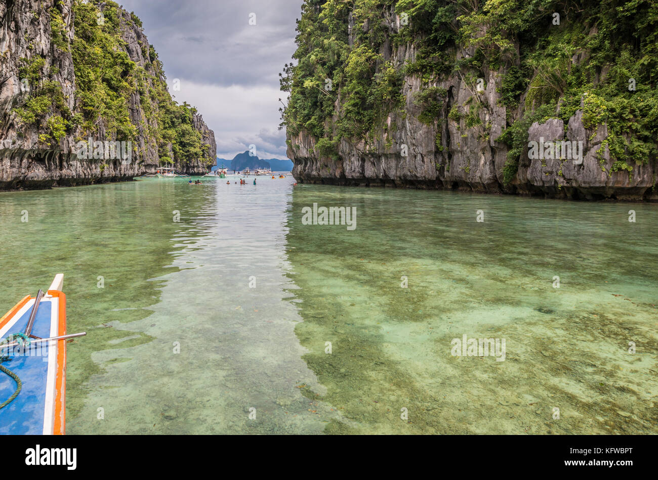 The Big Lagoon in El Nido Palawan Island Philippines Stock Photo - Alamy