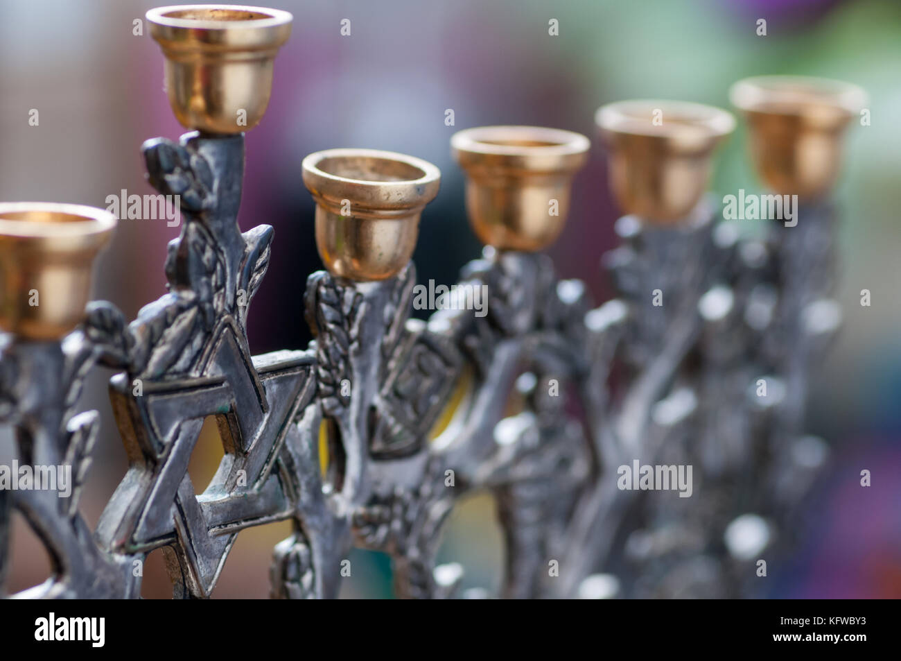 Ceremony menorah hi-res stock photography and images - Alamy