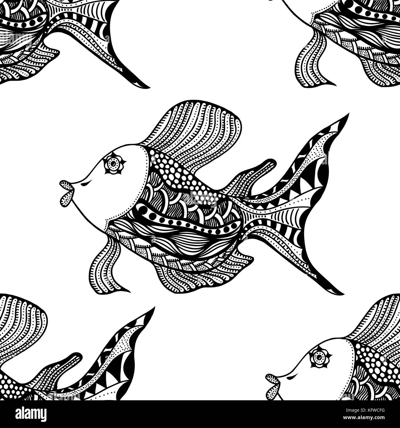 Tribal fishing Stock Vector Images - Alamy