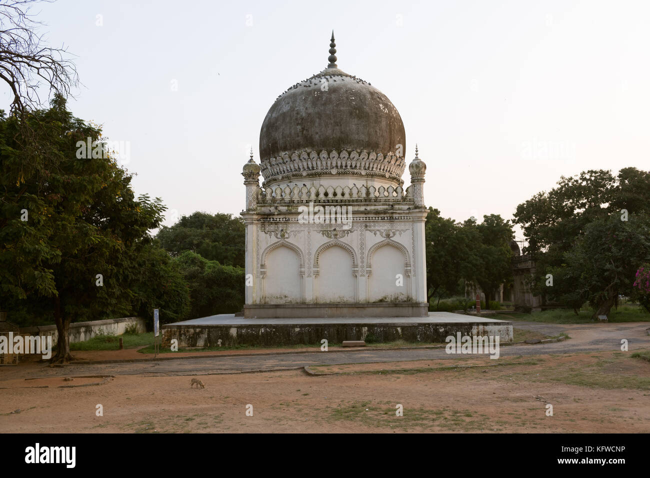 HYDERABAD,INDIA-30th OCTOBER,2017. The Qutub Shahi Tombs is a popular ...