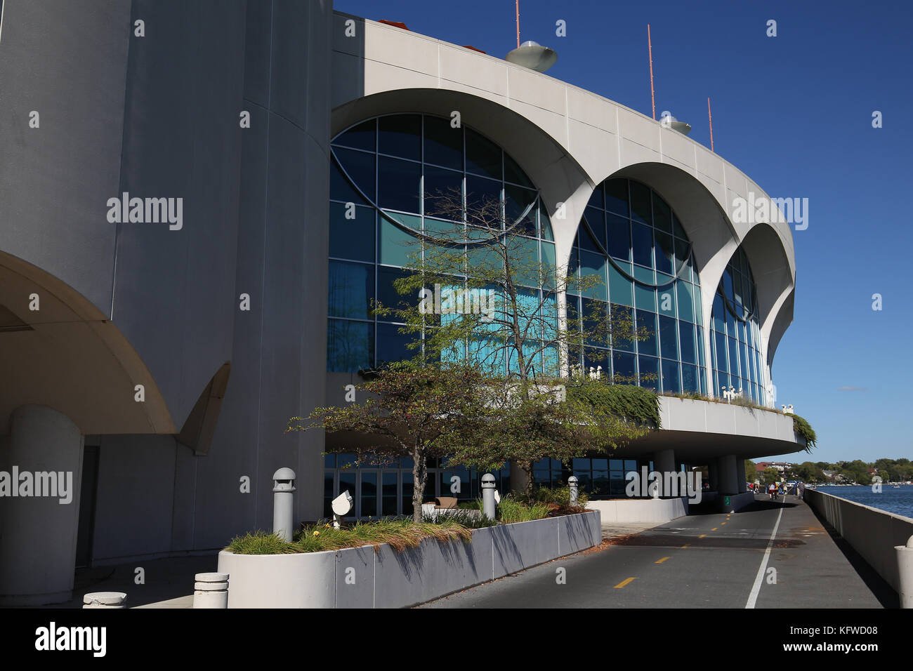 Monona Terrace Convention Center, designed by Frank Lloyd Wright, is a ...