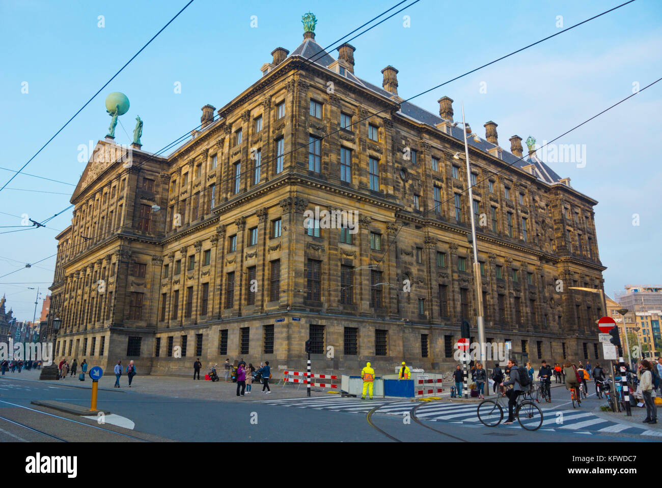 Koninklijk Paleis, the Royal Palace, Amsterdam, The Netherlands Stock ...
