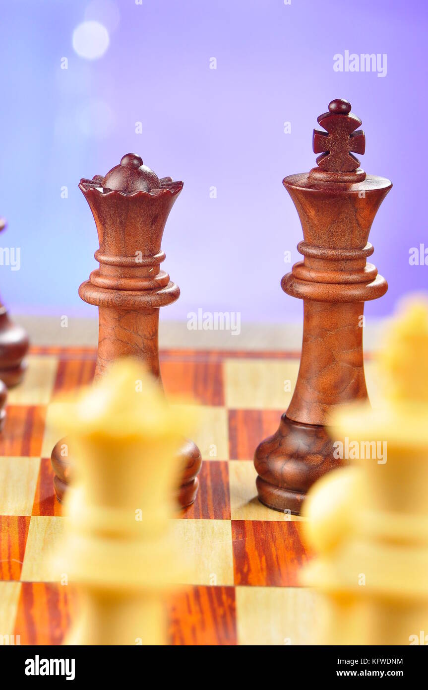 Chess game pieces hi-res stock photography and images - Alamy