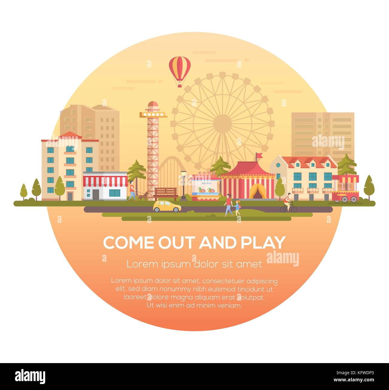 Come out play Stock Vector Images - Alamy