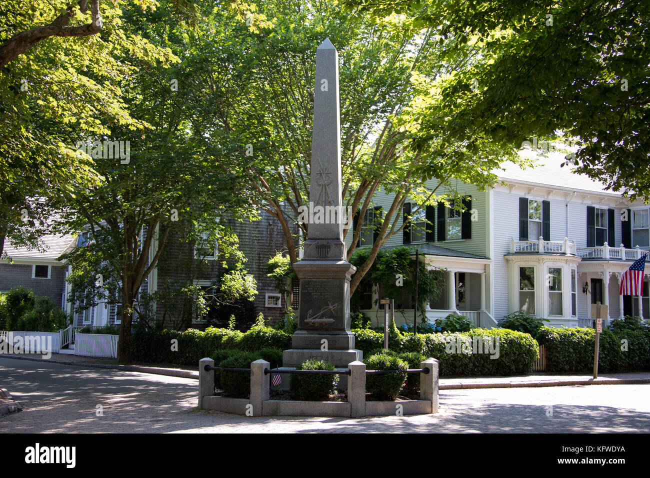 Civil War Memorial to Union soldiers from Nantucket, Nantucket ...