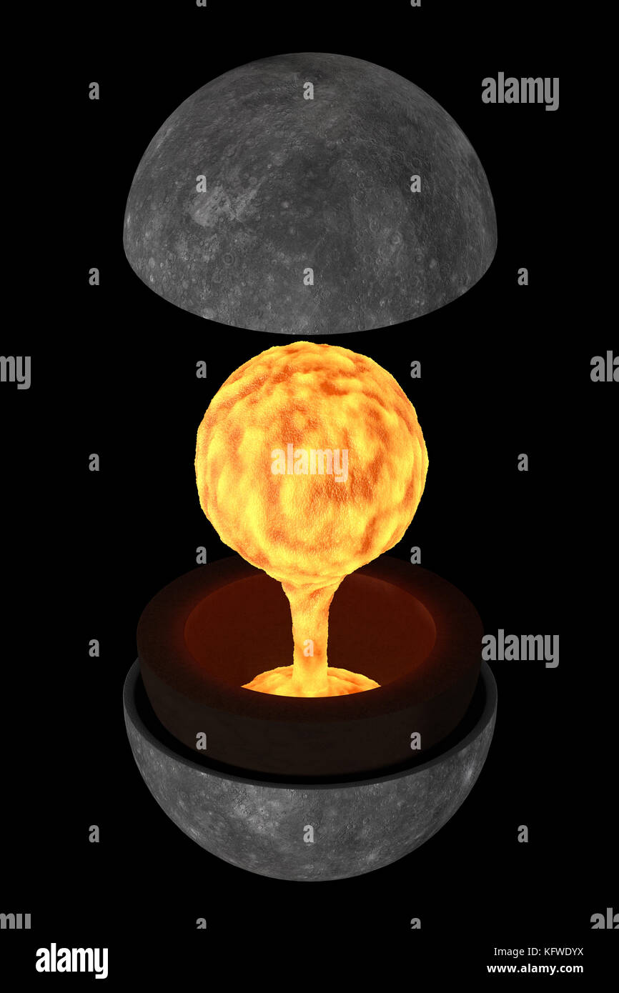 Mercury planet core hi-res stock photography and images - Alamy