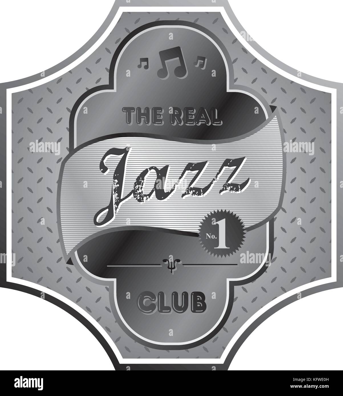 music label theme graphic art design illustration Stock Vector Image ...