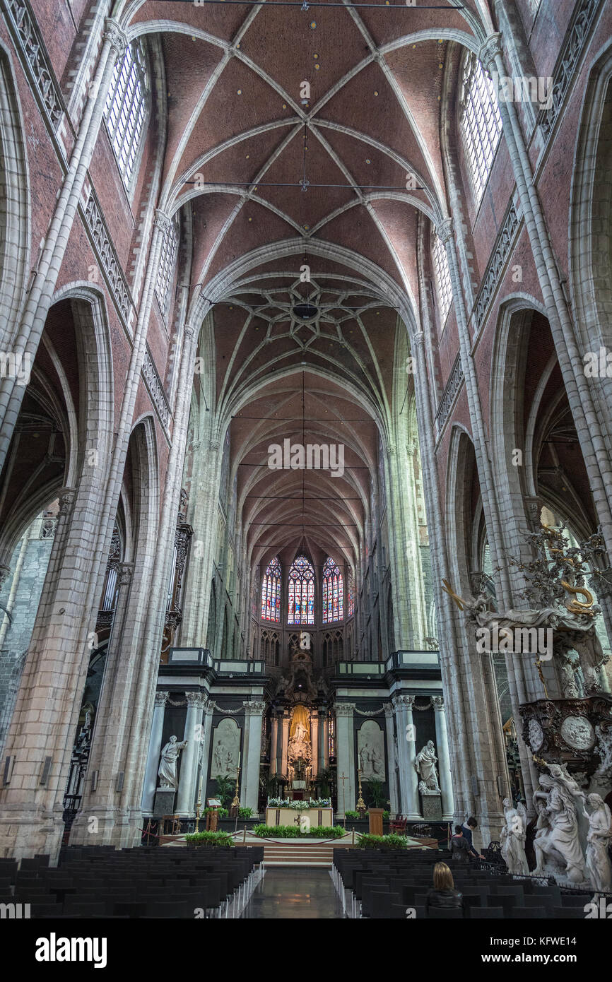 Belgium ghent st bavos cathedral hi-res stock photography and images ...
