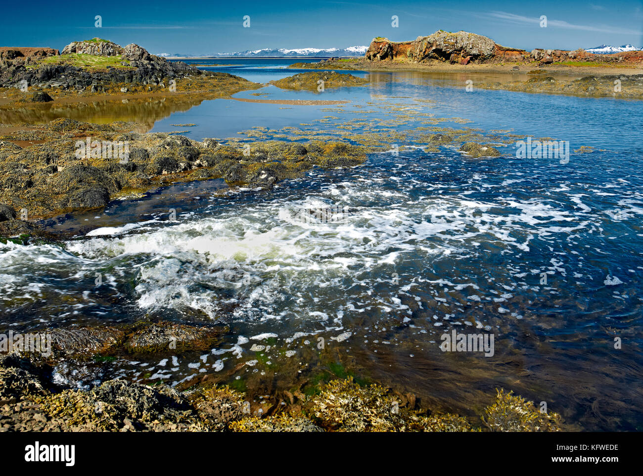 rivier with mountains Stock Photo - Alamy