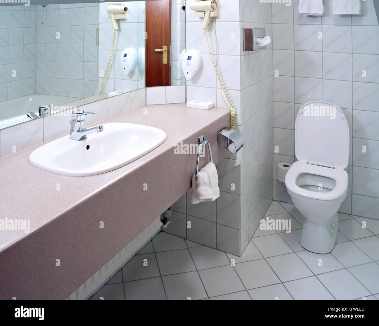 toilet in Bathroom of a hotel Stock Photo - Alamy