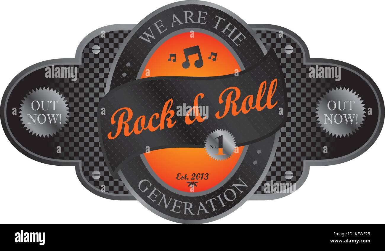 music label theme graphic art design illustration Stock Vector Image ...