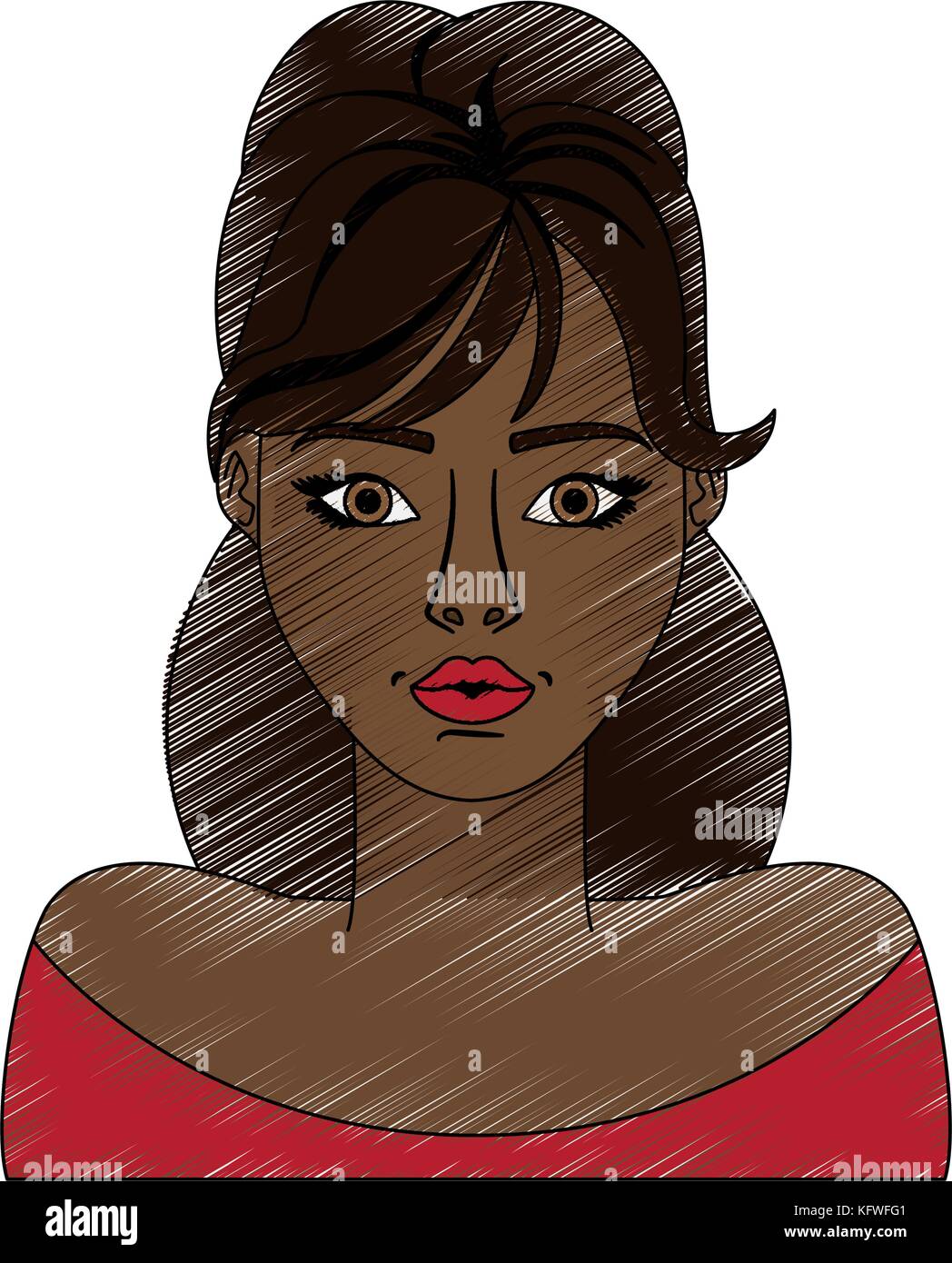 young woman icon image Stock Vector Image & Art - Alamy