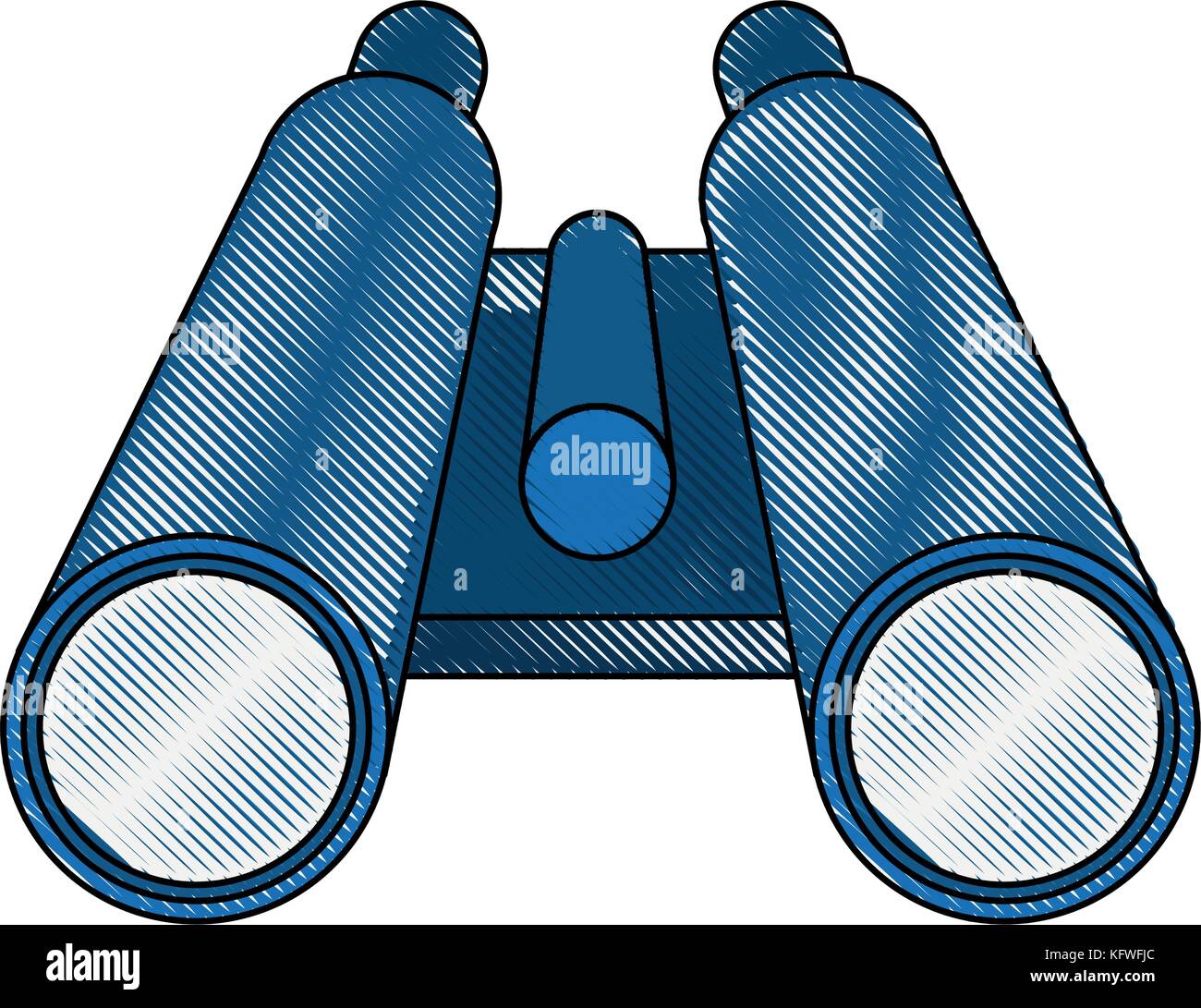 binocular frontview icon image Stock Vector Image & Art - Alamy