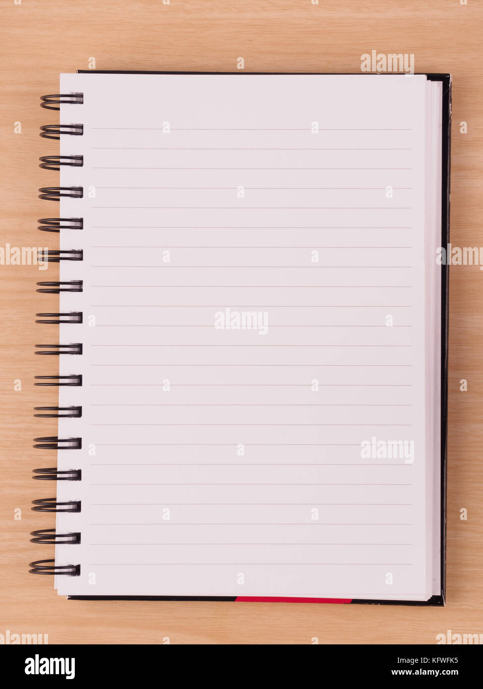 blank notebook on desk Stock Photo - Alamy