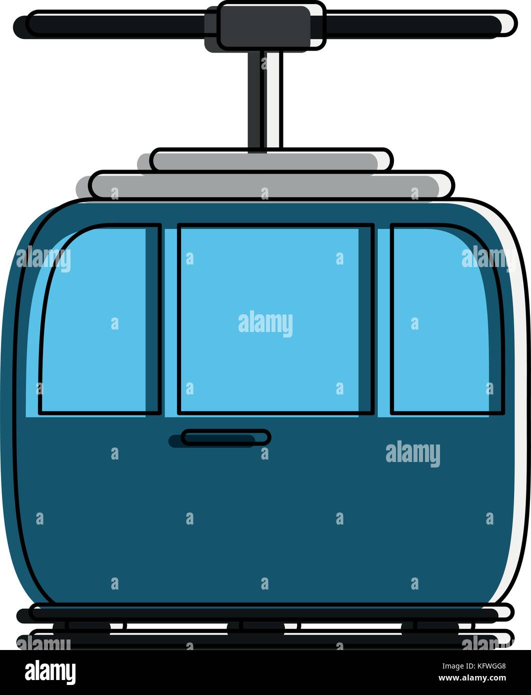 Funicular car Stock Vector Images - Alamy