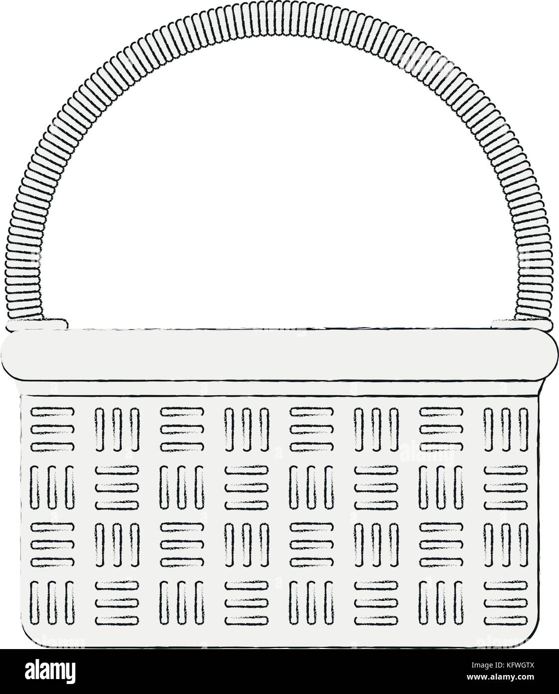 Empty market basket Stock Vector Image & Art - Alamy