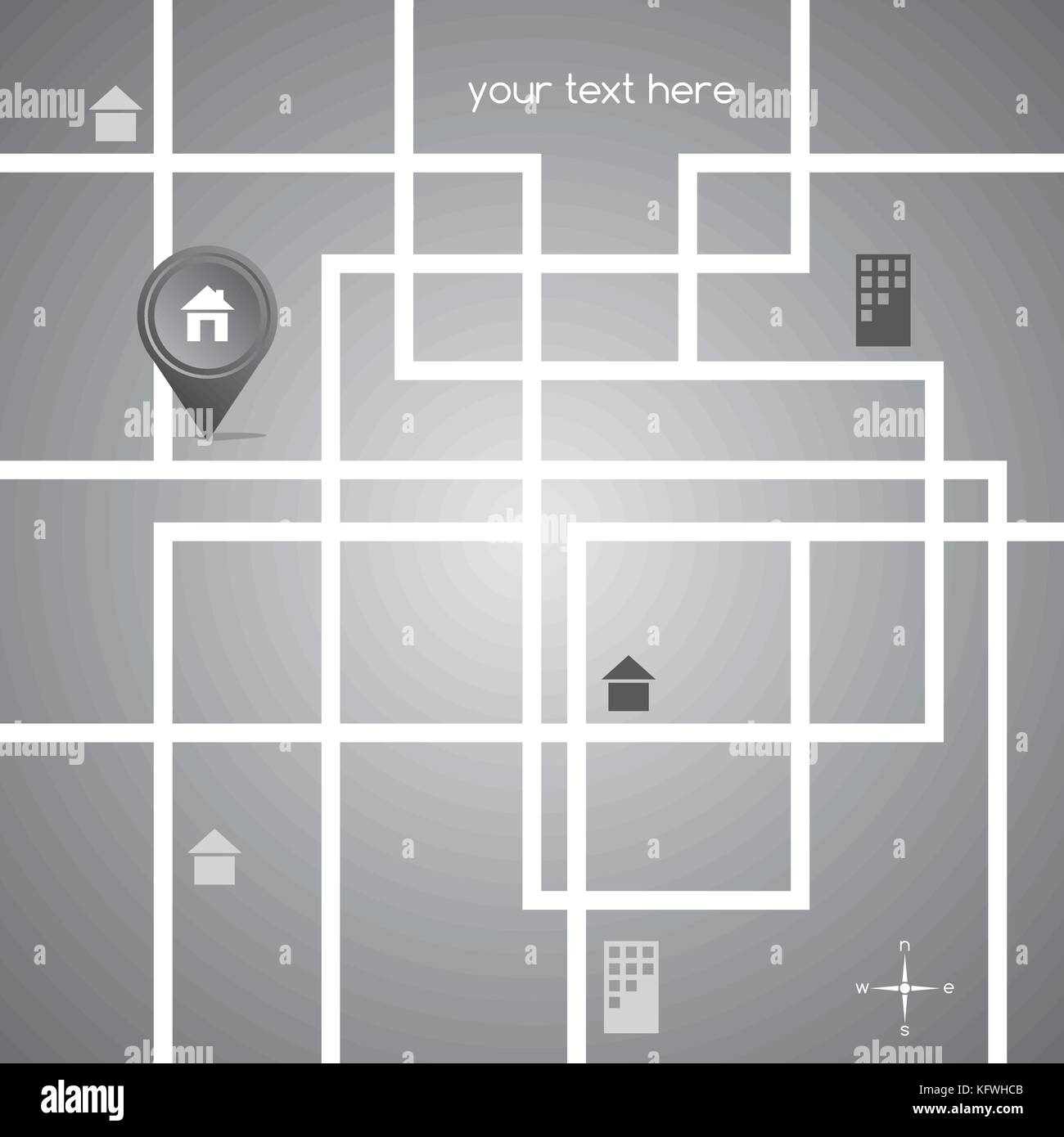 map icon locator vector graphic art design illustration Stock Vector ...