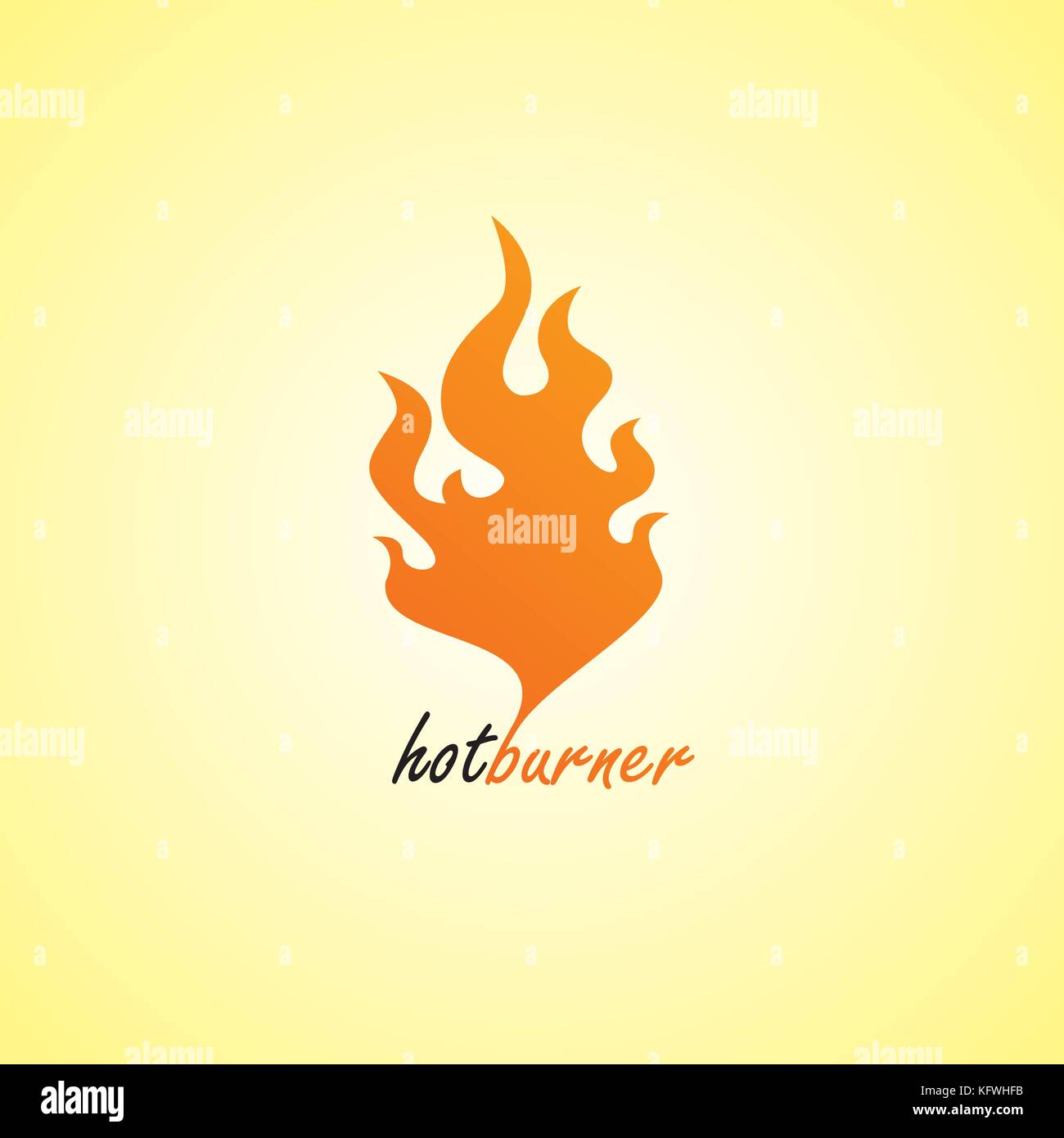 editable fire theme vector graphic art design illustration Stock Vector ...