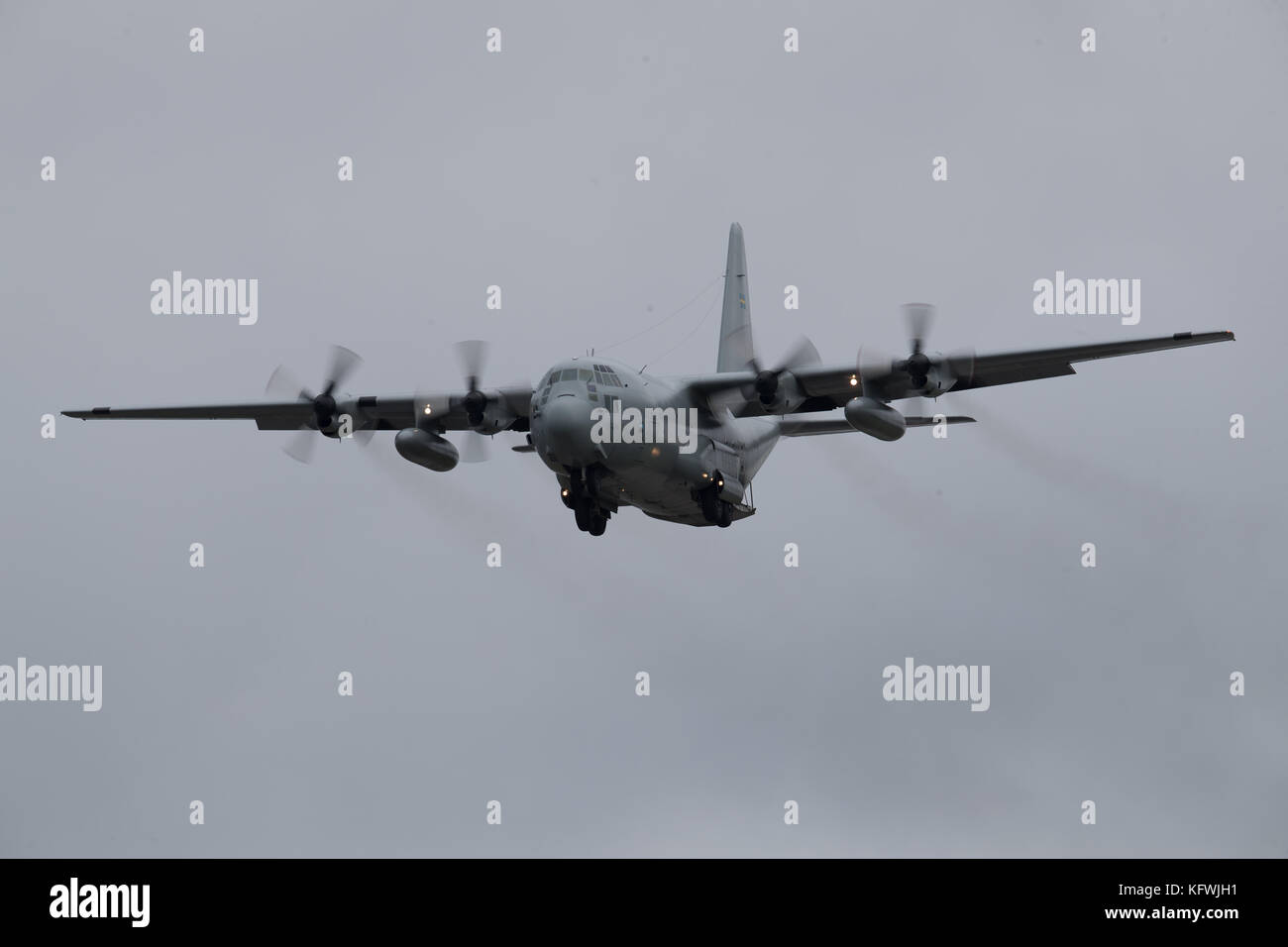Swedish air force C-130 Stock Photo - Alamy