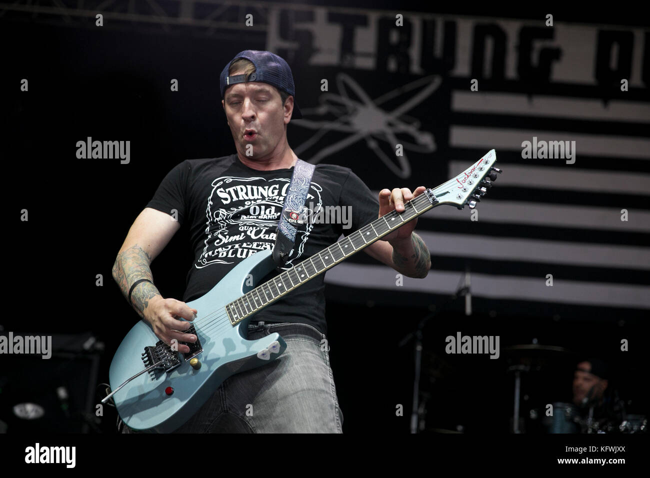 Jake Kiley of Stung Out performs during the Punk In Drublic Festival on ...