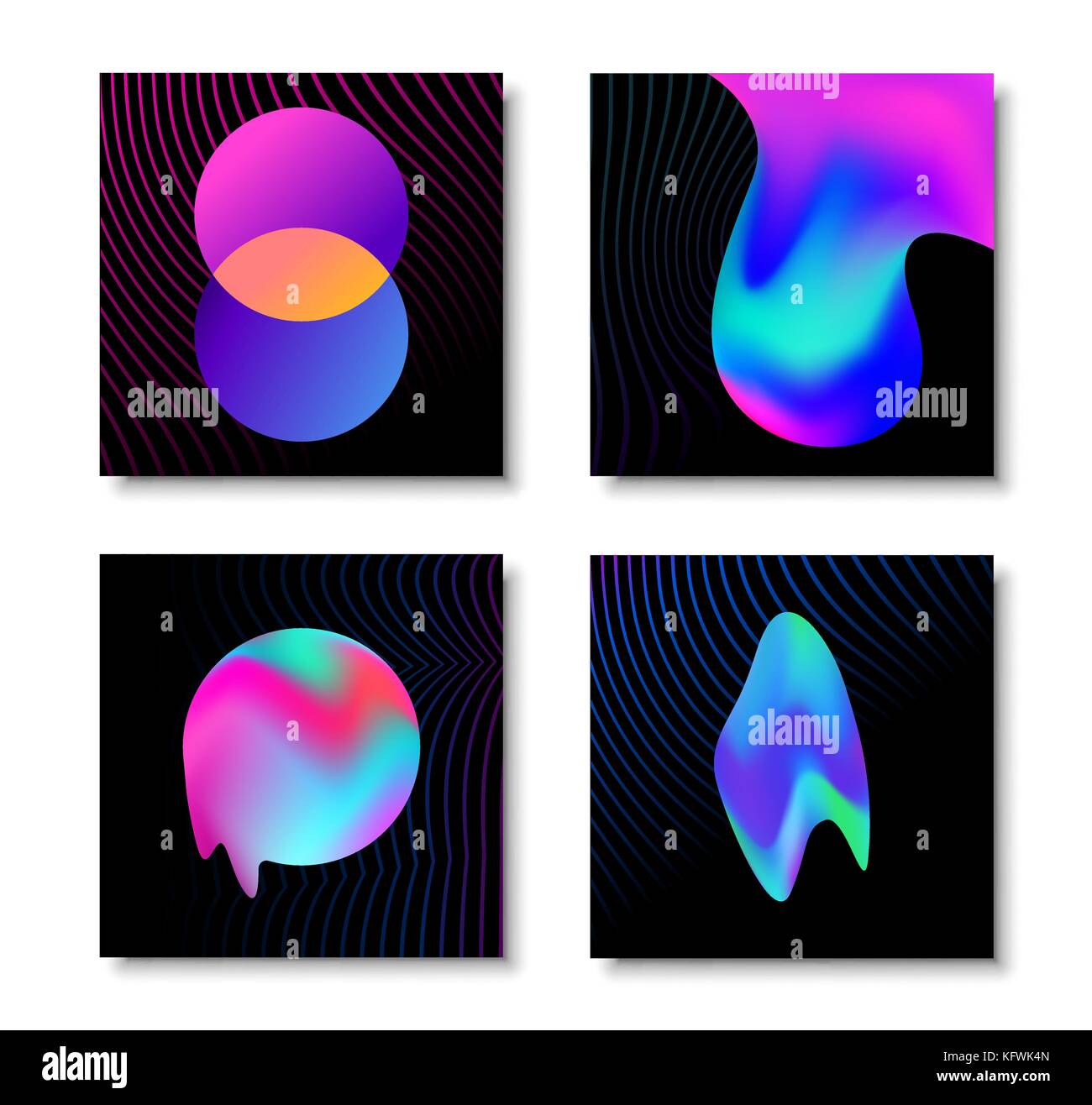 Abstract vector background color Cut Out Stock Images & Pictures - Alamy