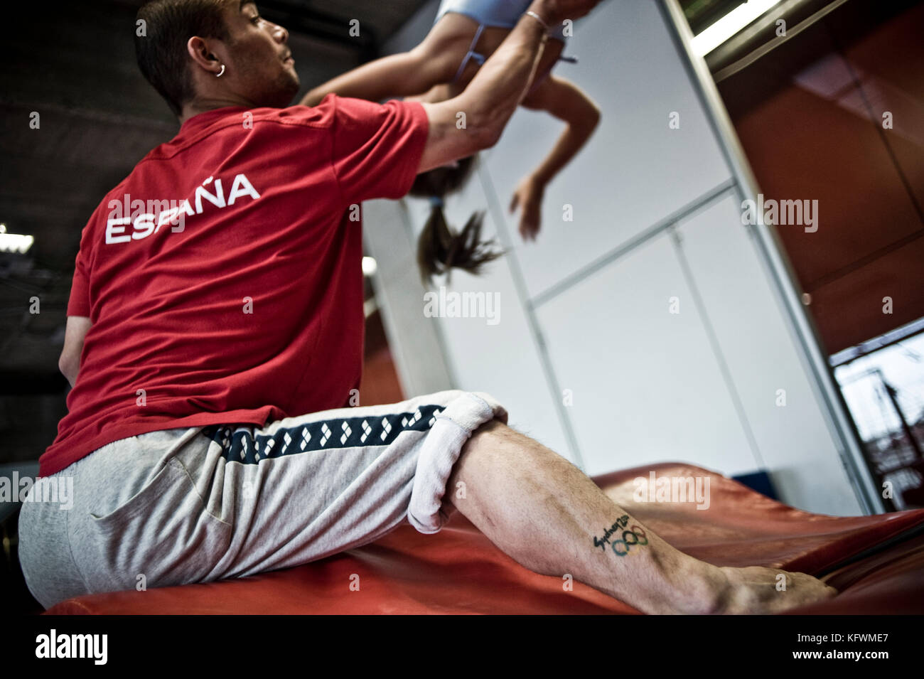 Gervasio Defer, Spanish gymnast Stock Photo - Alamy