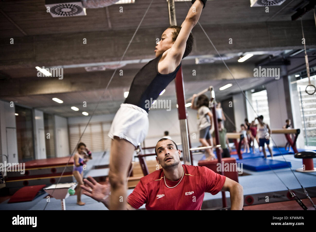 Gervasio Defer, Spanish gymnast Stock Photo - Alamy
