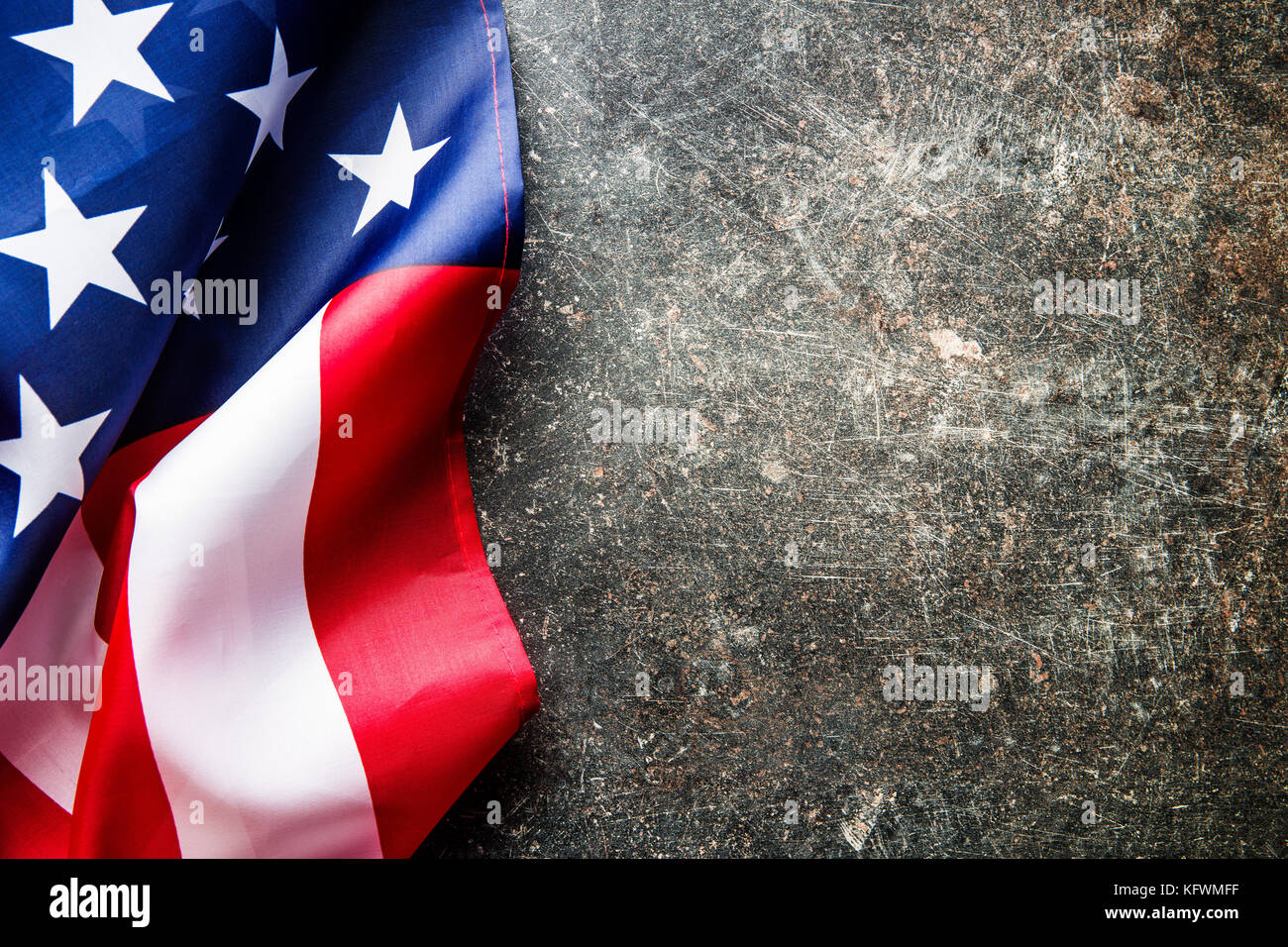 Overhead view usa flag hi-res stock photography and images - Alamy