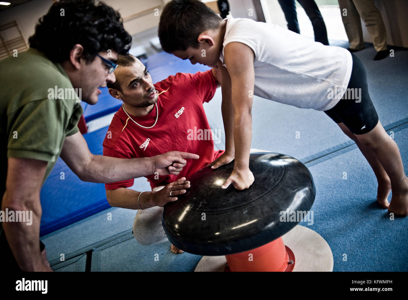 Gervasio Defer, Spanish gymnast Stock Photo - Alamy