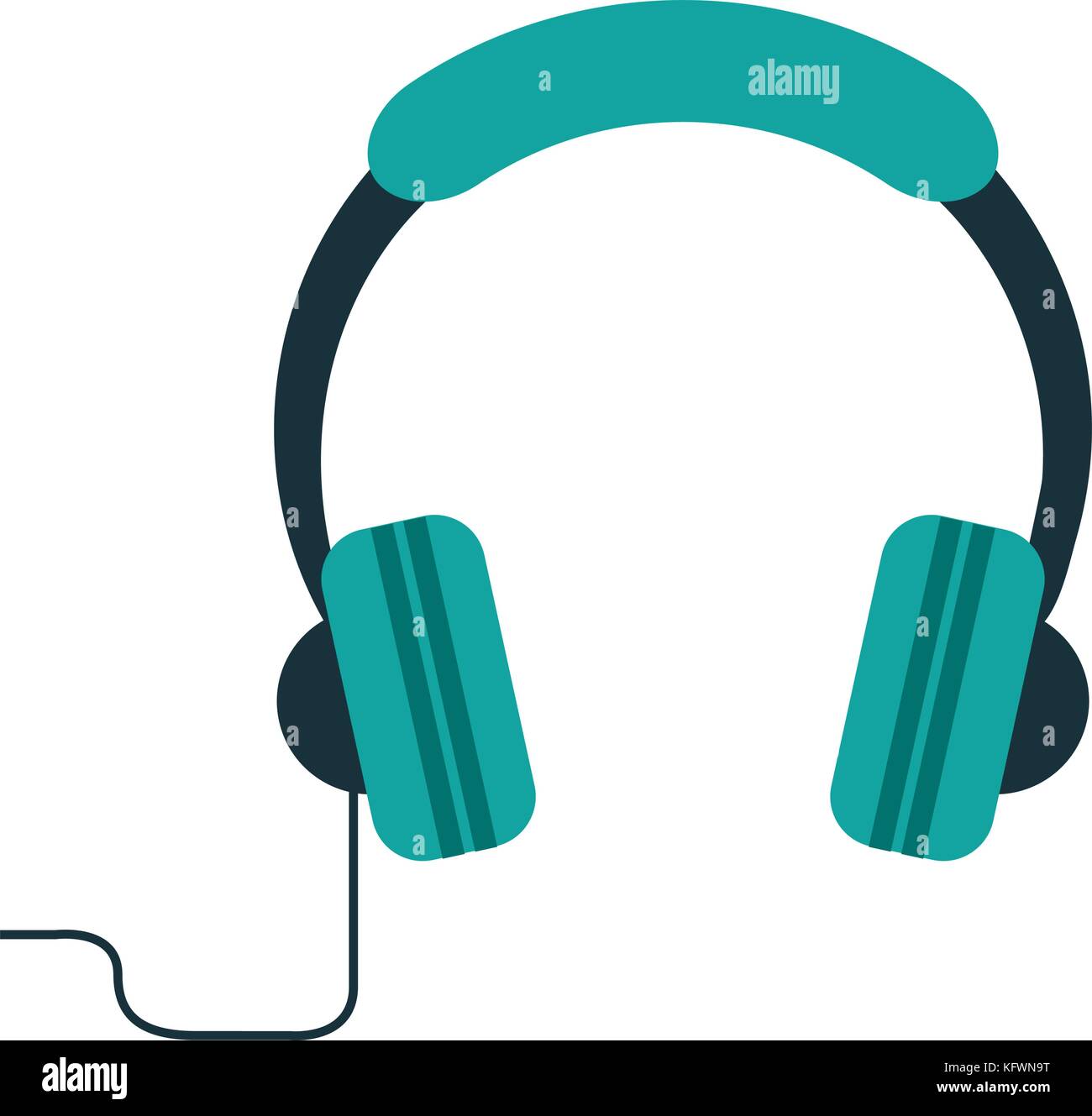 headphones with cord icon image Stock Vector Image & Art - Alamy