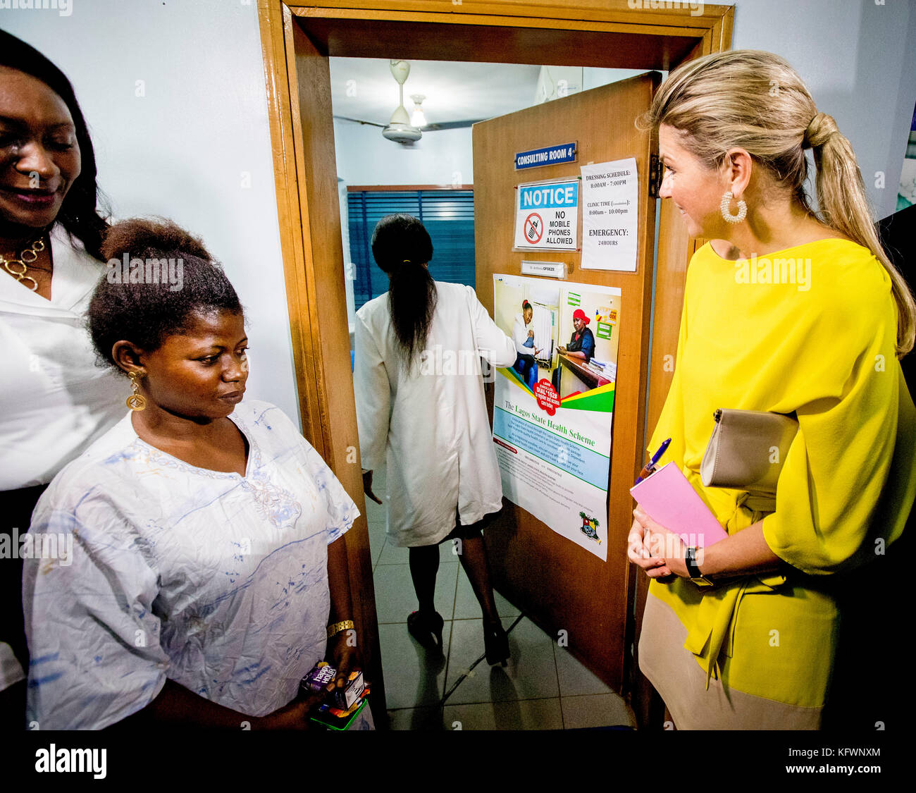Lagos, Nigeria. 30th Oct, 2017. Queen Maxima of The Netherlands visits ...