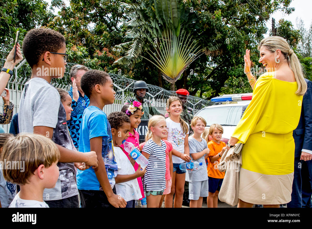 Lagos, Nigeria. 30th Oct, 2017. Queen Maxima of The Netherlands visits ...