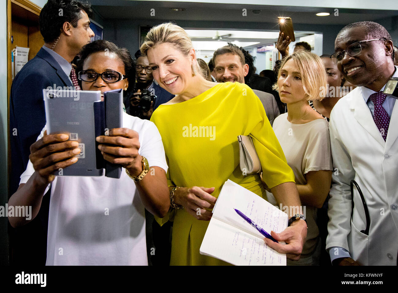 Lagos, Nigeria. 30th Oct, 2017. Queen Maxima of The Netherlands visits ...