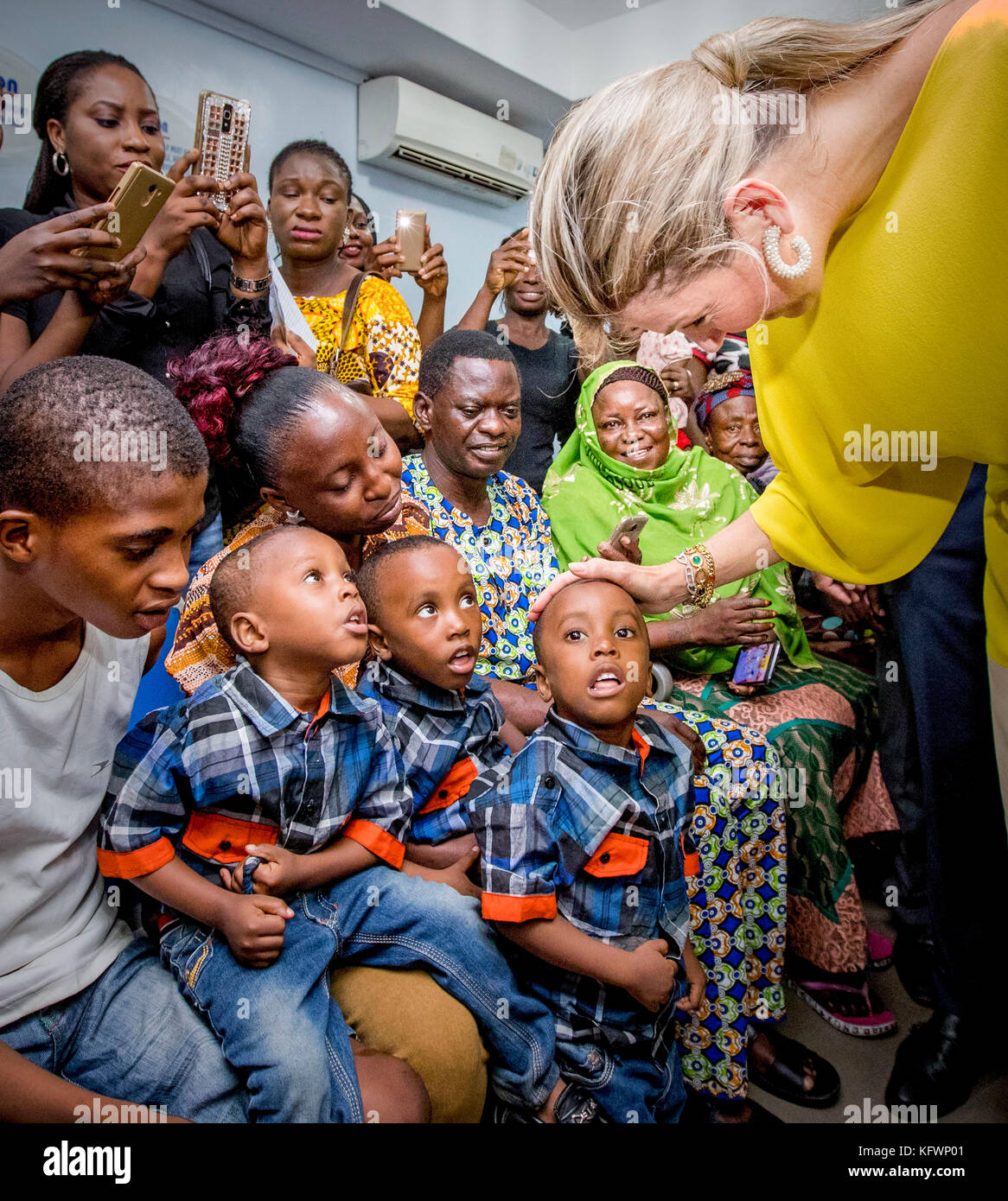 Lagos, Nigeria. 30th Oct, 2017. Queen Maxima of The Netherlands visits ...