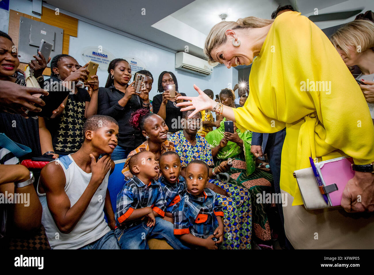 Lagos, Nigeria. 30th Oct, 2017. Queen Maxima of The Netherlands visits ...