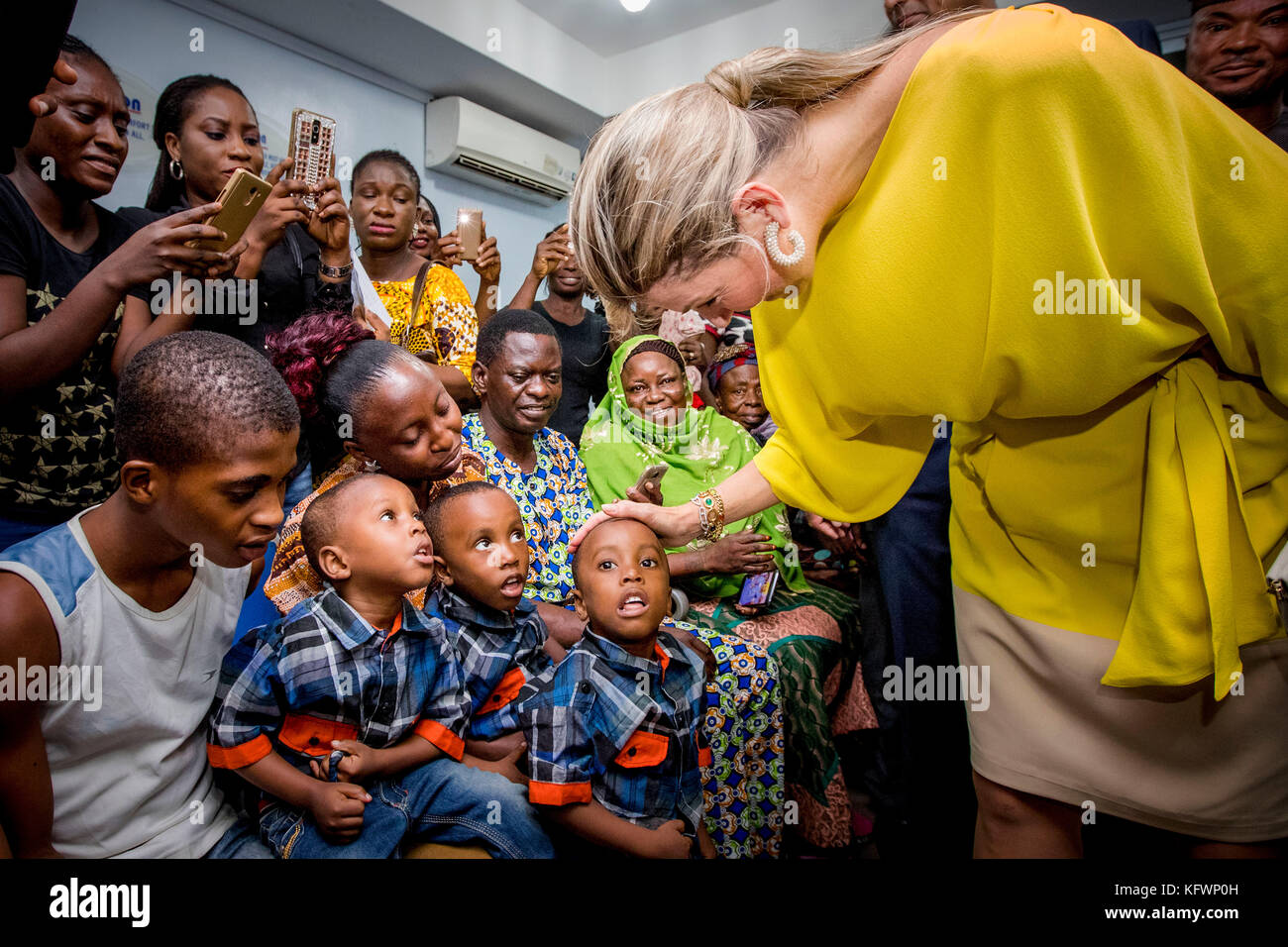Lagos, Nigeria. 30th Oct, 2017. Queen Maxima of The Netherlands visits ...