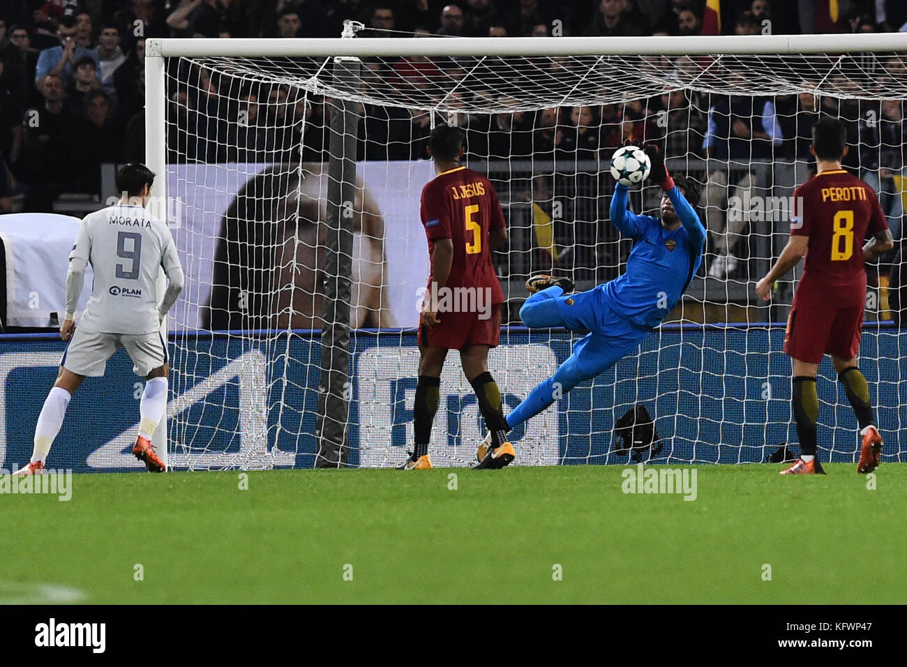 Rome, Italy. 01st Nov, 2017. Rome 31-10-2017 Olimpic Stadium Champions ...