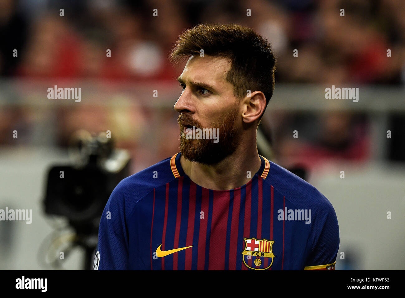 Athens, Greece. 31st Oct, 2017. Lionel Messi of Barcelona during the ...
