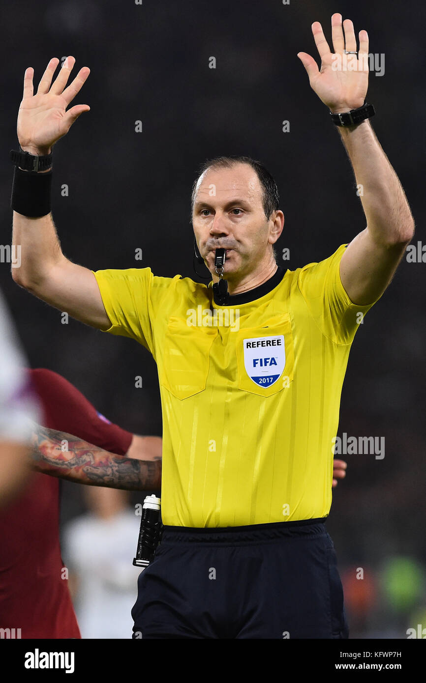 Rome, Italy. 01st Nov, 2017. Rome 31-10-2017 Olimpic Stadium Champions ...