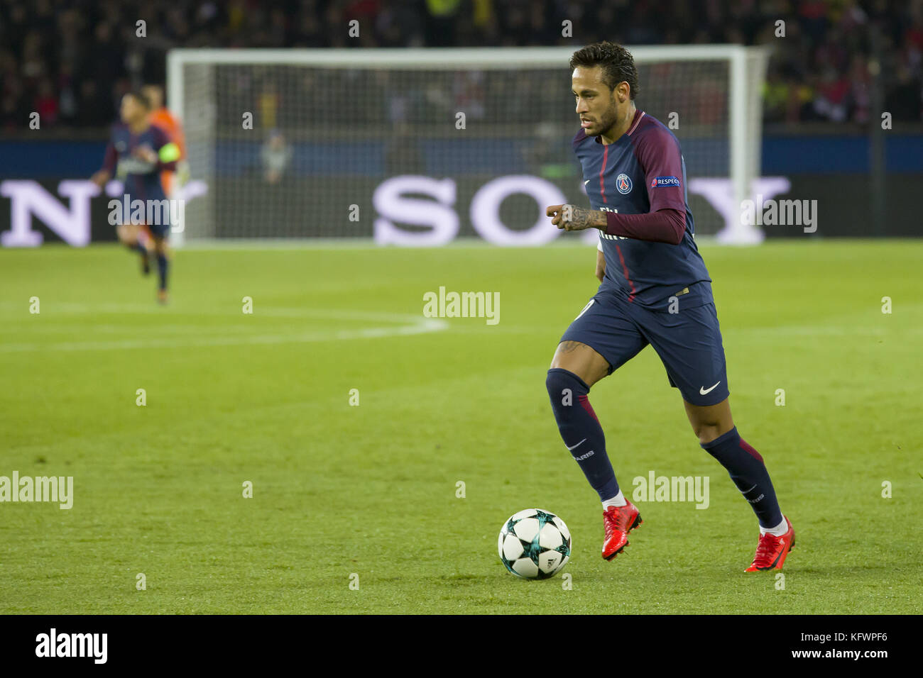 October 31, 2017 - Paris, Paris, France - Neymar Jr. in action during ...