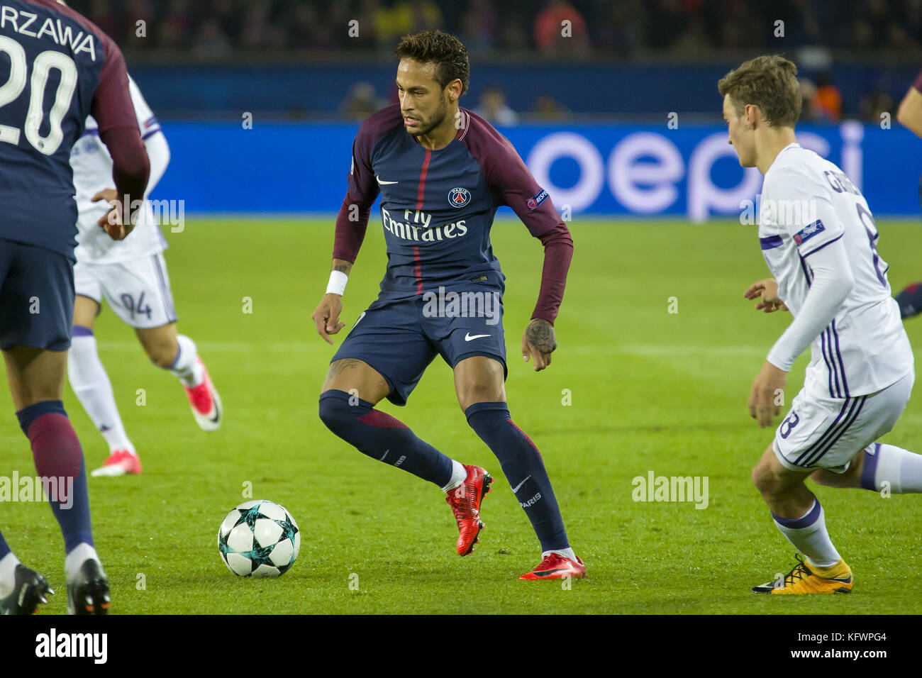 Neymar psg 2017 hi-res stock photography and images - Alamy