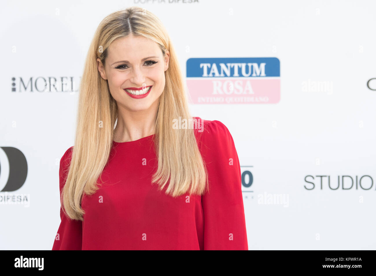 Rome, Italy. 1st Nov, 2017. Michelle Hunziker attending the photocall ...